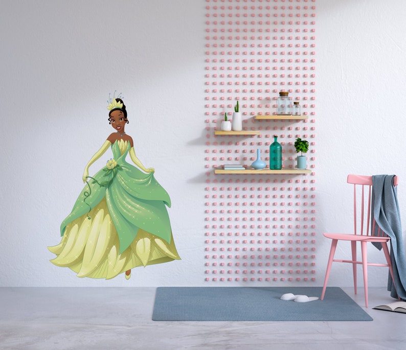 Tiana Disney Princess Wall Decal Wall Sticker Kids Room Wall Art - Etsy