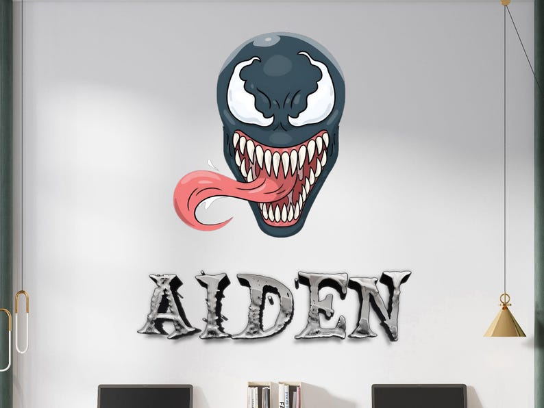 Kids Popular Characters Personalized Name Removable Wall Stickers Decal ...