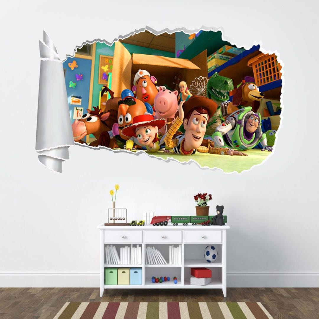 Kids Popular Characters Room Decorations Removable Wall Stickers Decal ...