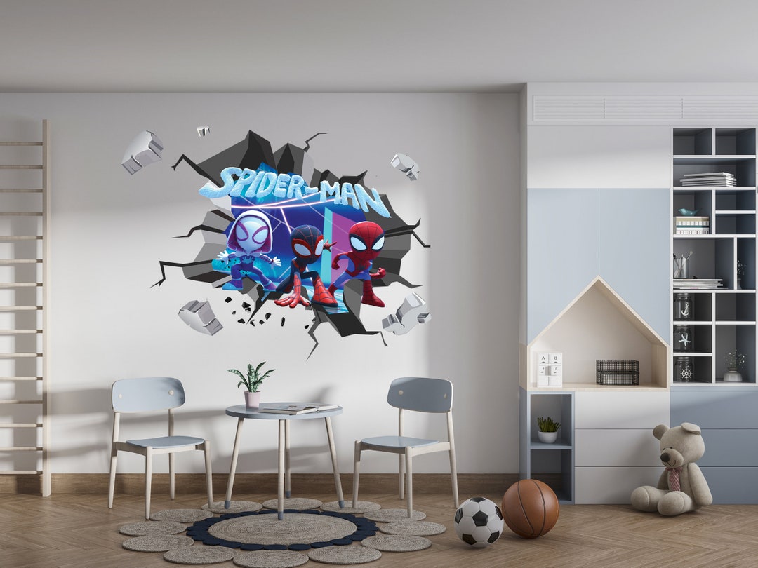 Superhero Children's Popular Characters Room Decorations Removable ...
