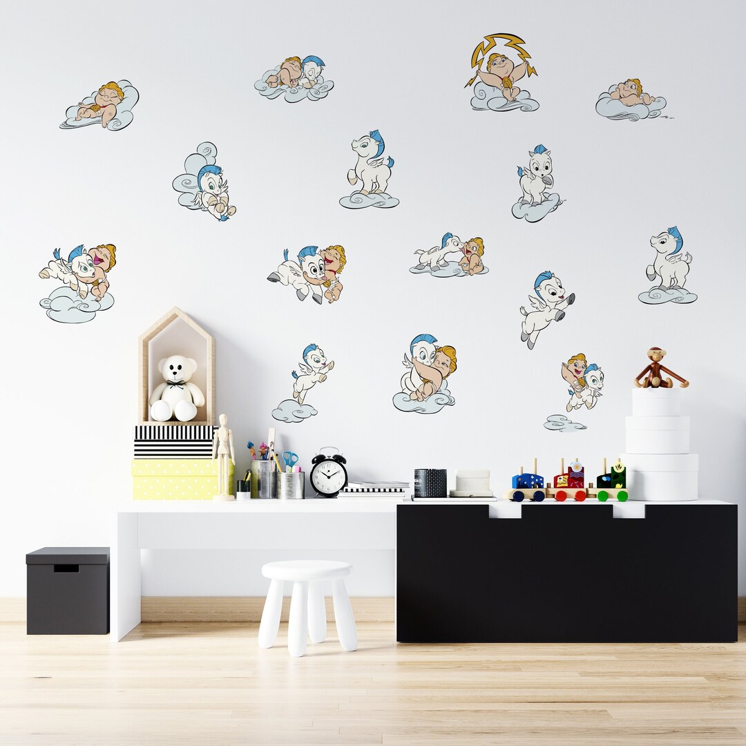 Children's Popular Characters Room Decorations Removable Wall Stickers ...