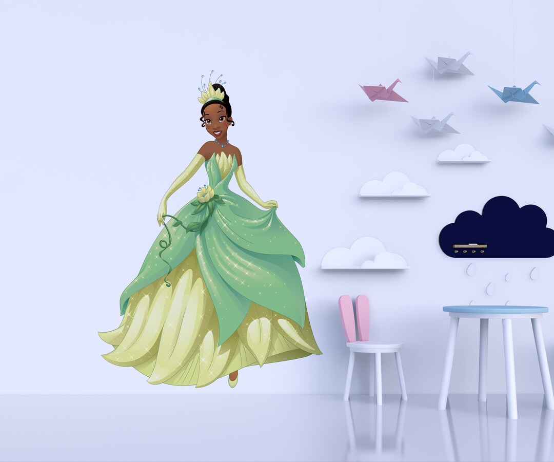 Tiana Disney Princess Wall Decal Wall Sticker Kids Room Wall Art - Etsy