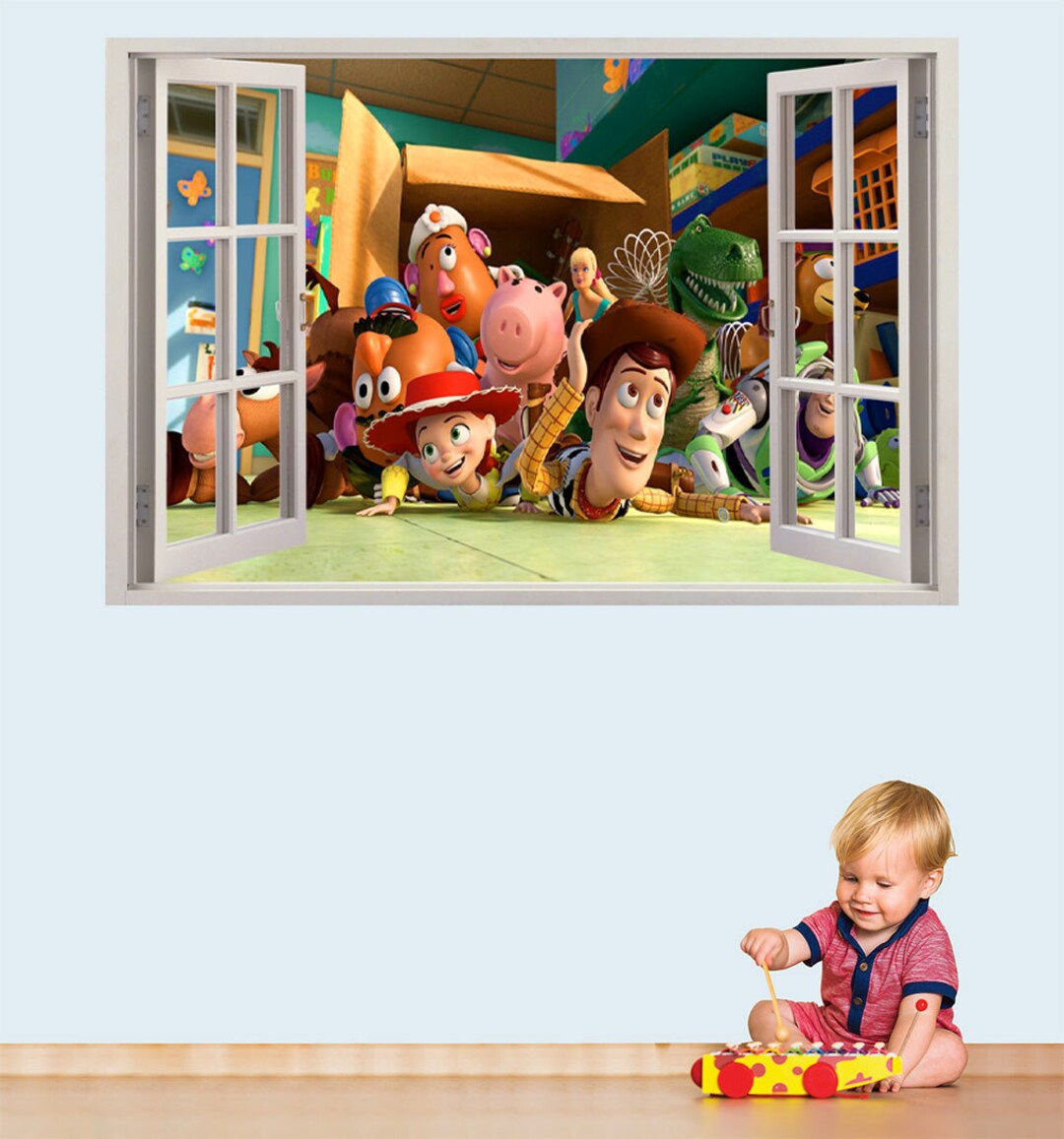 Kids Popular Characters Room Decorations Removable Wall Stickers Decal ...