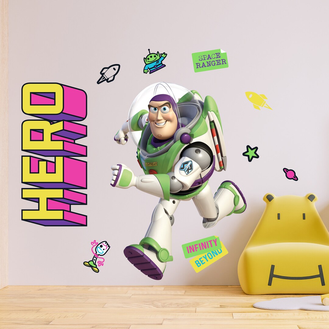 Children's Popular Characters Room Decorations Removable Repositionable ...