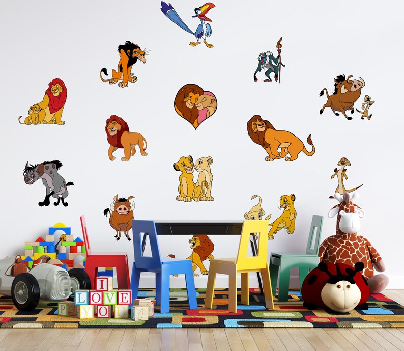 Kids Popular Characters Room Decorations Removable Wall Stickers Decal ...