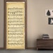 Musical Notes Sheet Door Wallpaper Decal Removable Sticker Personalized ...