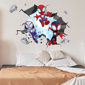 Spidey Superhero Children's Popular Characters Room Decorations ...