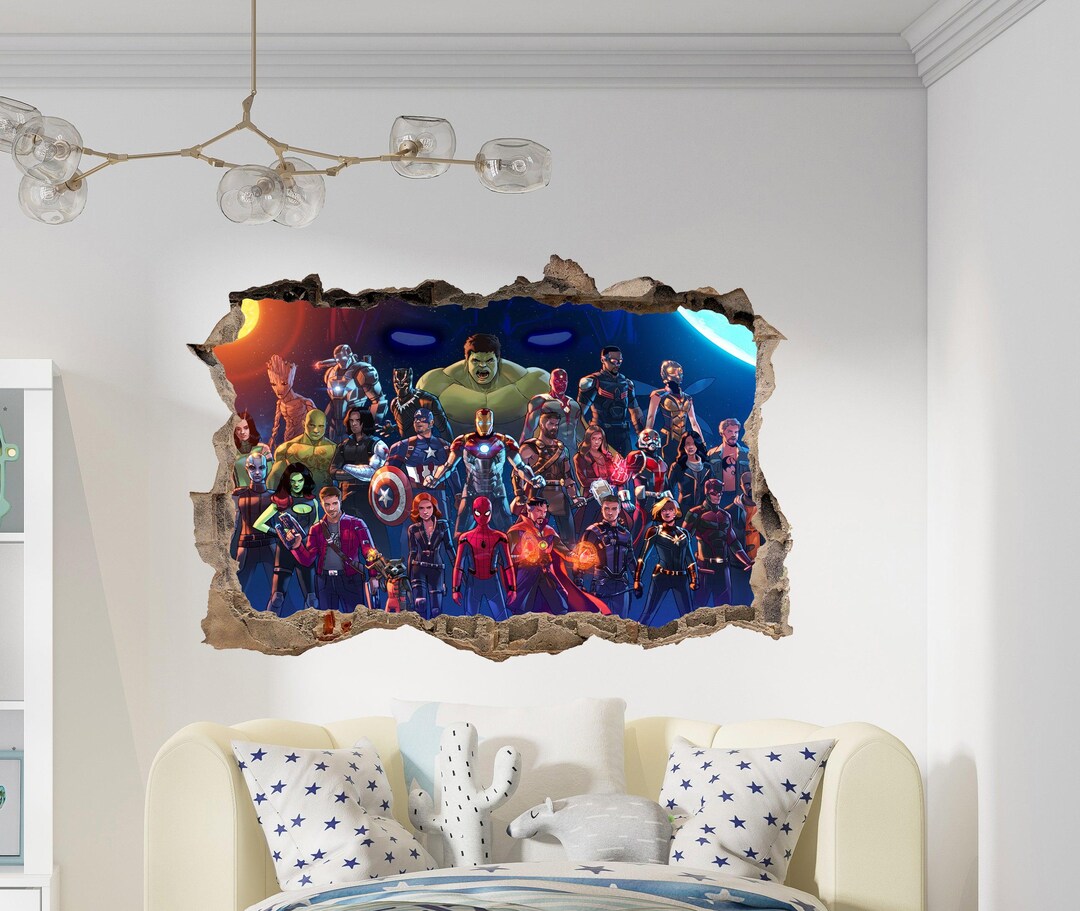 Kids Popular Characters Room Decorations Removable Wall Stickers Decal ...
