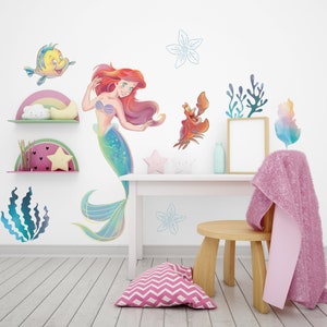 Princess Girls Room Decorations Removable Repositionable Wall Stickers ...