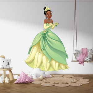 Tiana Disney Princess Wall Decal Wall Sticker Kids Room Wall Art - Etsy