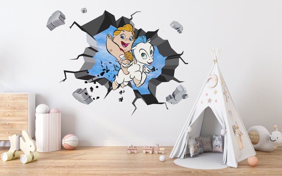 Baby Hercules Popular Characters Room Decorations Removable Vinyl Wall ...