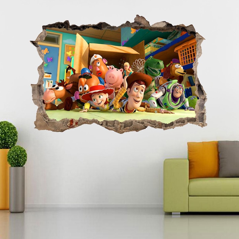 Kids Popular Characters Room Decorations Removable Wall Stickers Decal ...