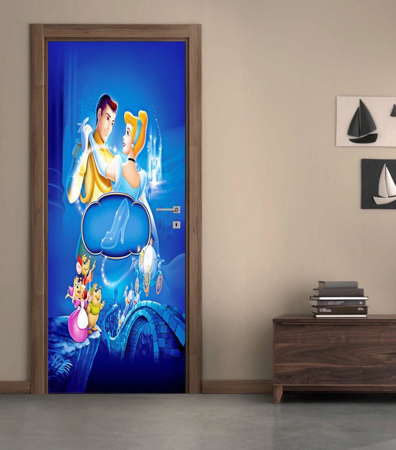 Princess Door Wallpaper Decal Kids Girls Room Wall/door Art Decor D29 ...