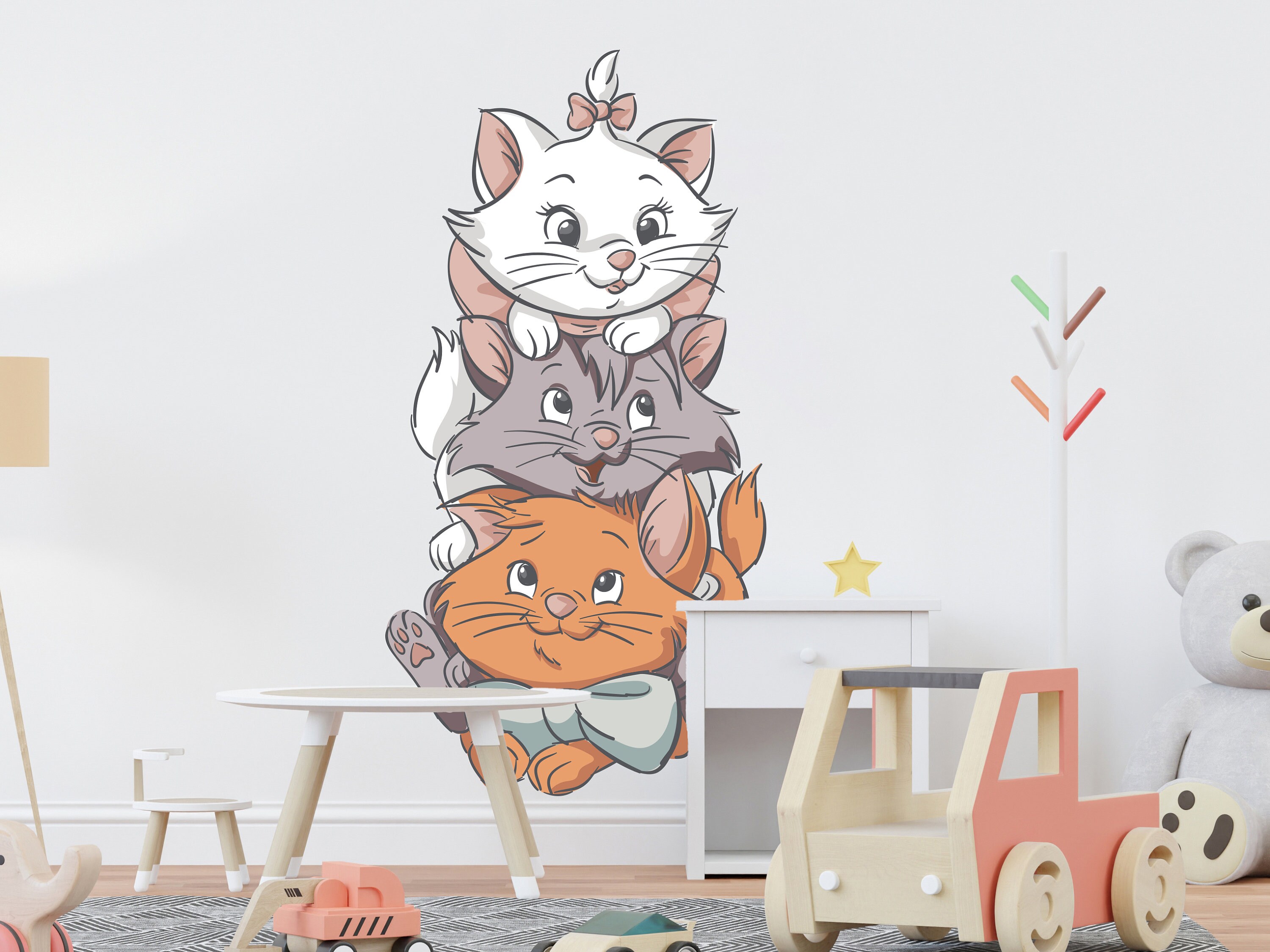 Children's Popular Characters Room Decorations Removable Repositionable ...