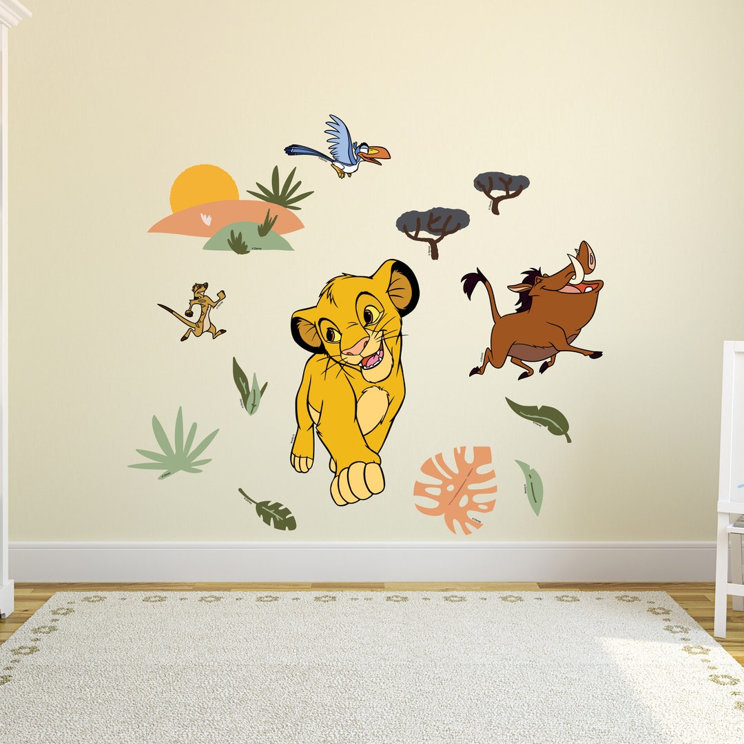 Children's Popular Characters Room Decorations Removable Repositionable ...