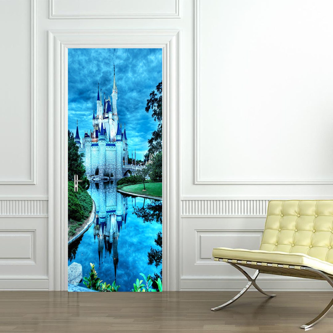 Princess Castle Door Wallpaper Decal Removable Sticker Personalized ...