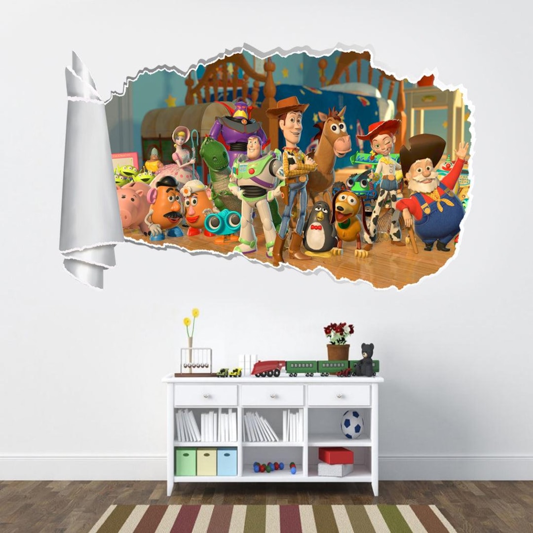 Kids Popular Characters Room Decorations Removable Wall Stickers Decal ...