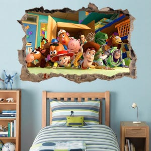 Kids Popular Characters Room Decorations Removable Wall Stickers Decal ...