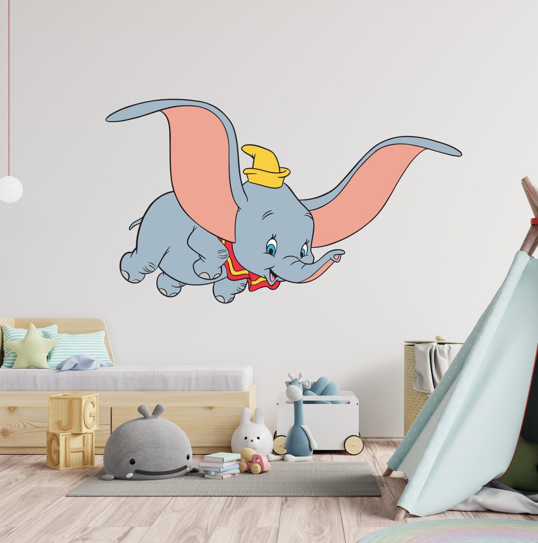Dumbo Disney Wall Decal Wall Sticker Kids Room Wall Art - Etsy