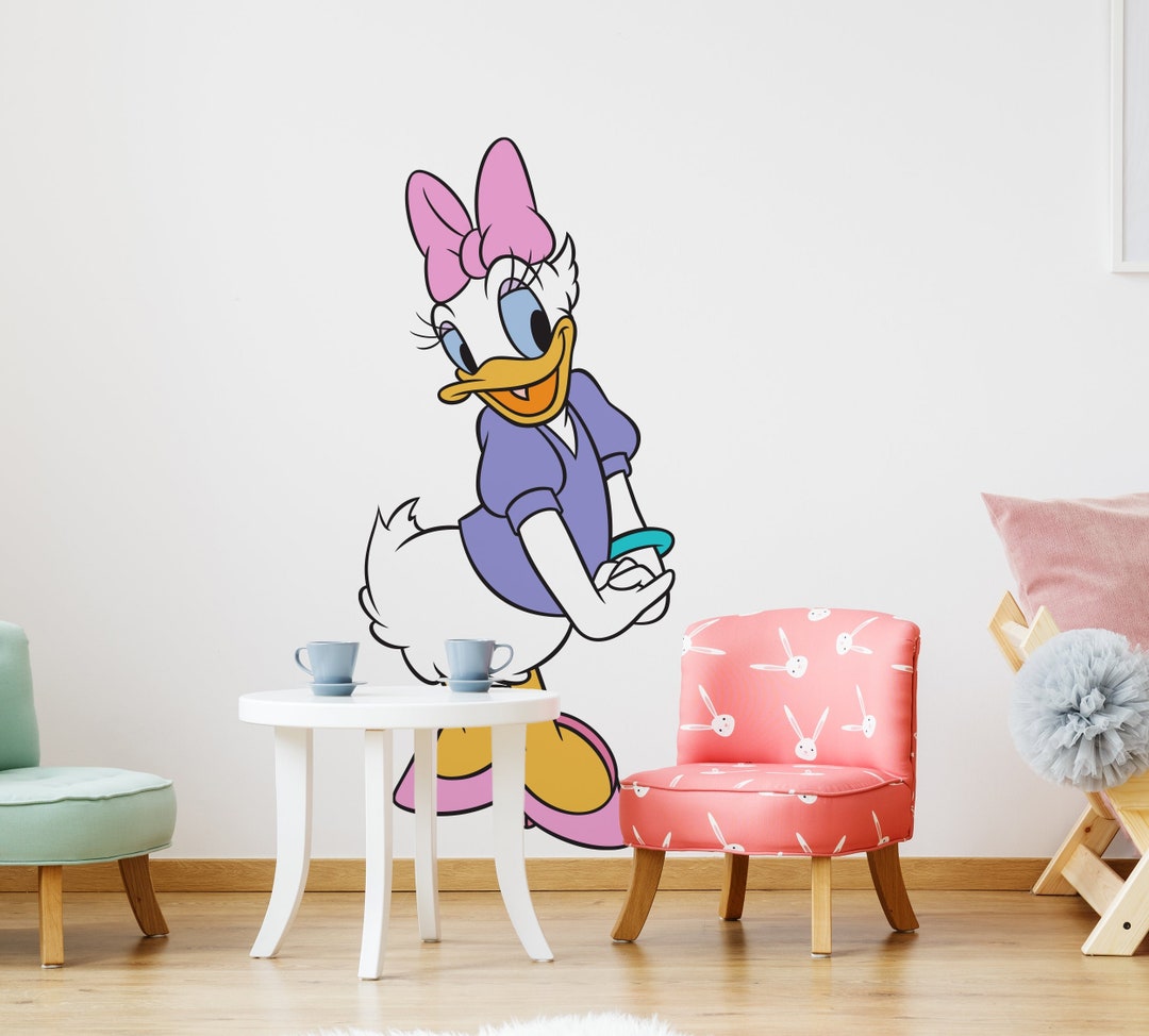 Daisy Duck Disney Wall Decal Wall Sticker Kids Room Wall Art - Etsy