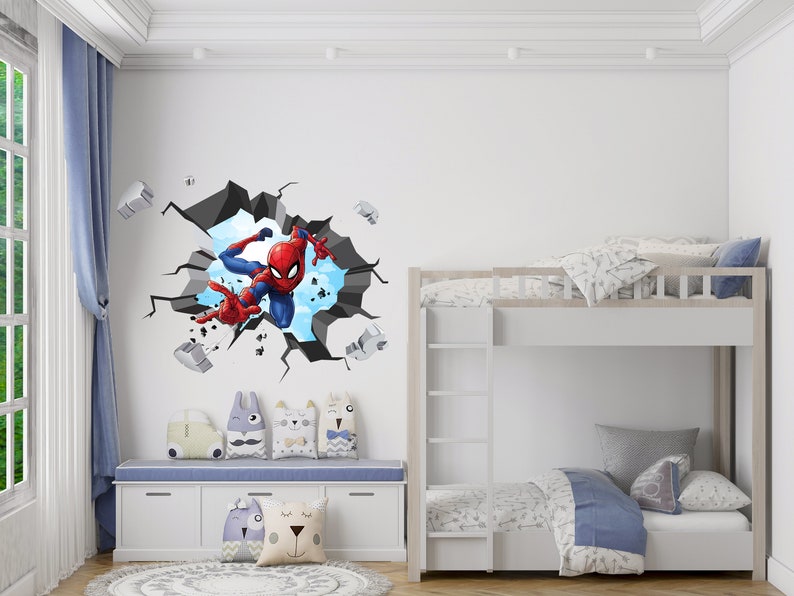 Superhero Children's Popular Characters Room Decorations Removable ...