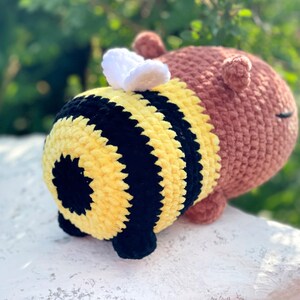 Capybara CROCHET PATTERN 3 in 1, Amigurumi Capybee, Crochet Bee ...