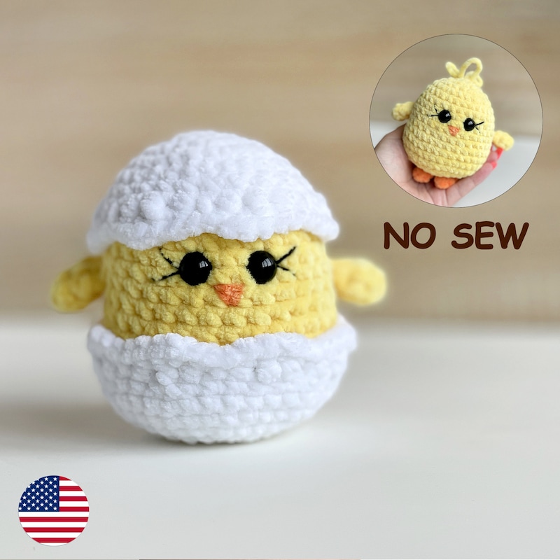 Crochet Easter Chick Pattern - Etsy