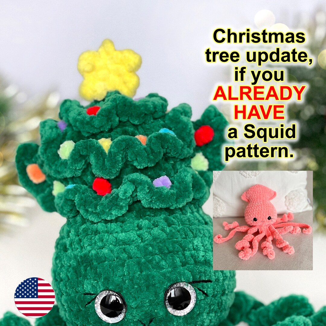 UPDATE of How to Make a Christmas Tree Squid Out of an Ordinary Squid ...