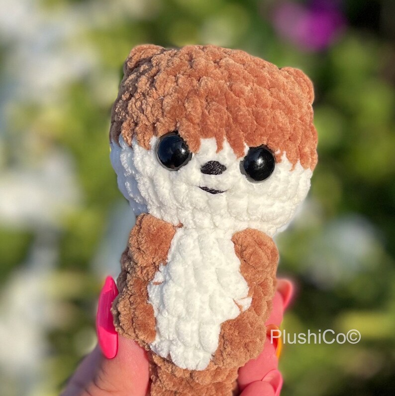 Otter Crochet Pattern, No Sew Amigurumi Animal, Easy Beginner PDF ...