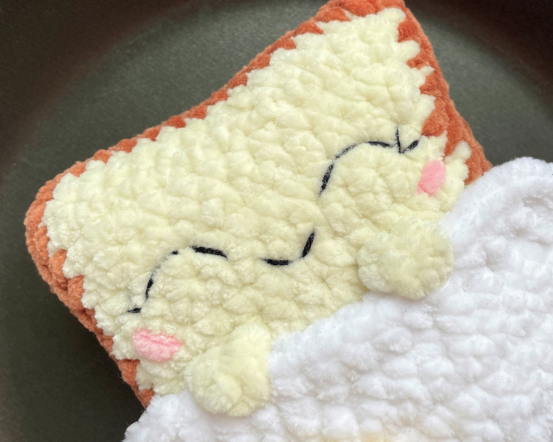 Toast With Egg Crochet PATTERN Easy Crochet Amigurumi - Etsy