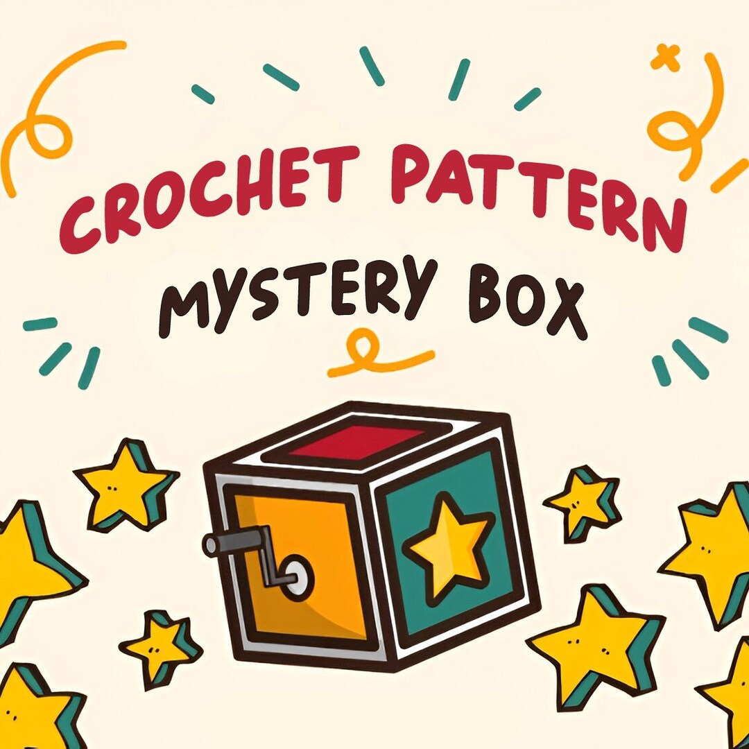 Crochet Pattern Mystery Box, Amigurumi Plushie, Gift for Crocheter ...