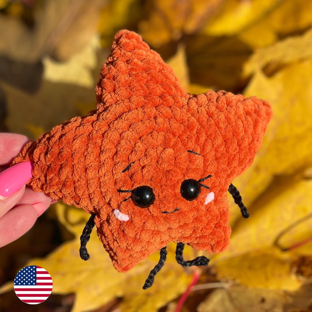 Maple Leaf CROCHET PATTERN, Fall Amigurumi Plushie, Kawaii Autumn ...