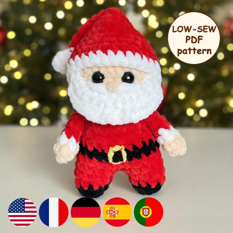 Santa Doll Pattern - Etsy