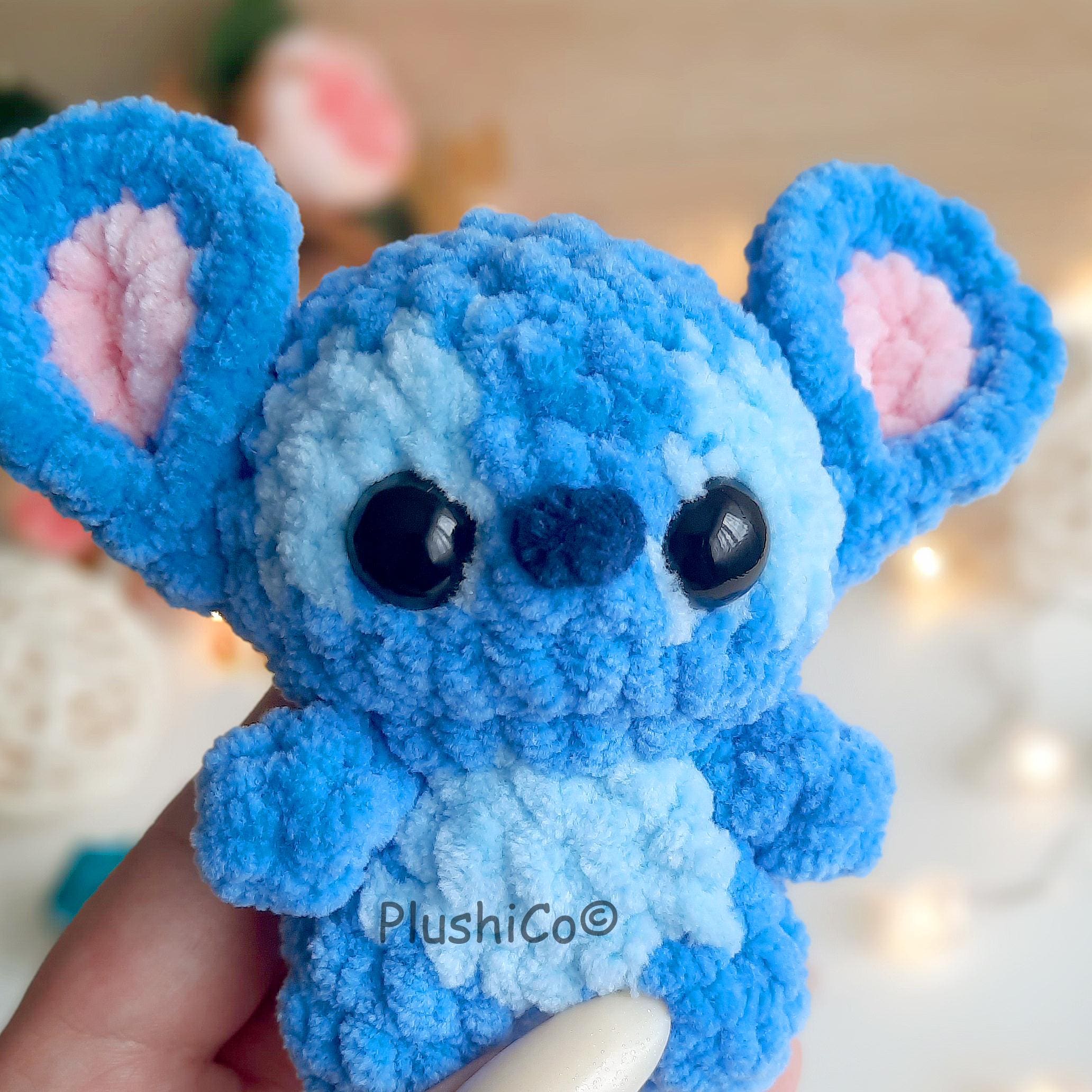 Stitchie CROCHET PATTERN, Low Sew Amigurumi Alien Dog, Mini Plush ...
