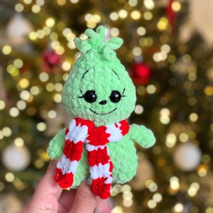 Christmas Crochet PATTERNS 9in1, Amigurumi Santa, Baby Green, Reindeer ...