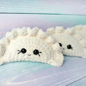 Pierogi Crochet No SEW PATTERN, Amigurumi Little Dumpling Plushie ...