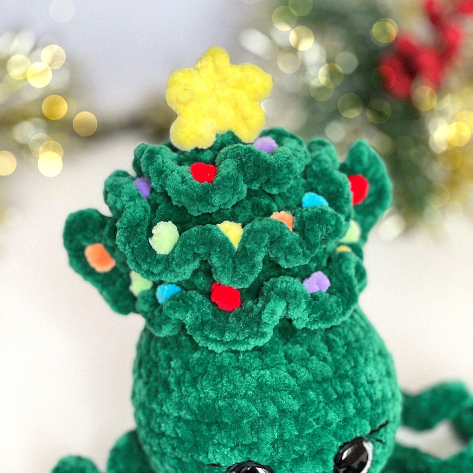 Christmas Squid CROCHET PATTERN, Christmas Tree Amigurumi Octopus ...