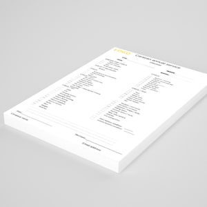 Printable RV Service Checklist, Editable Template (PDF) - Etsy