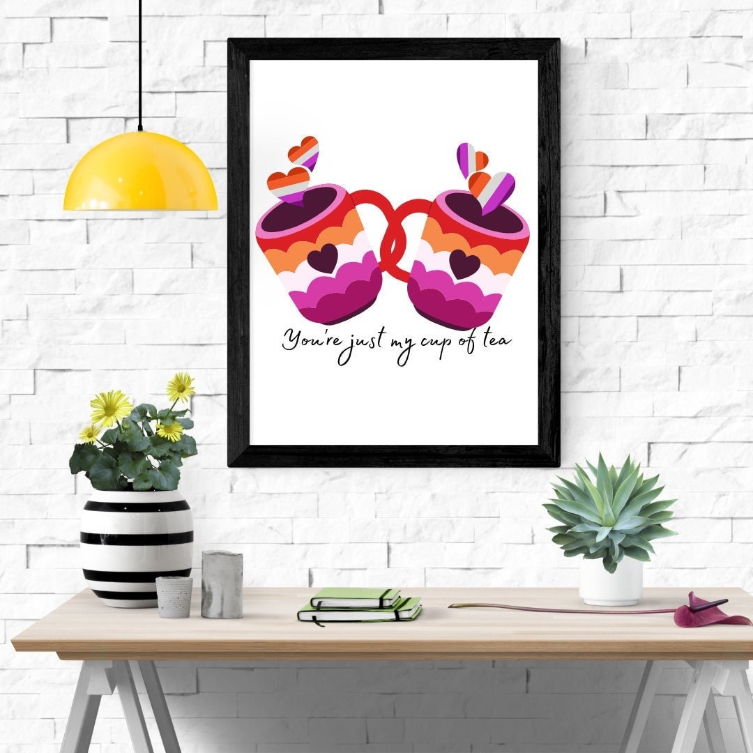 Lesbian Print Lesbian Couple Pride Print LGBTQ Print New - Etsy