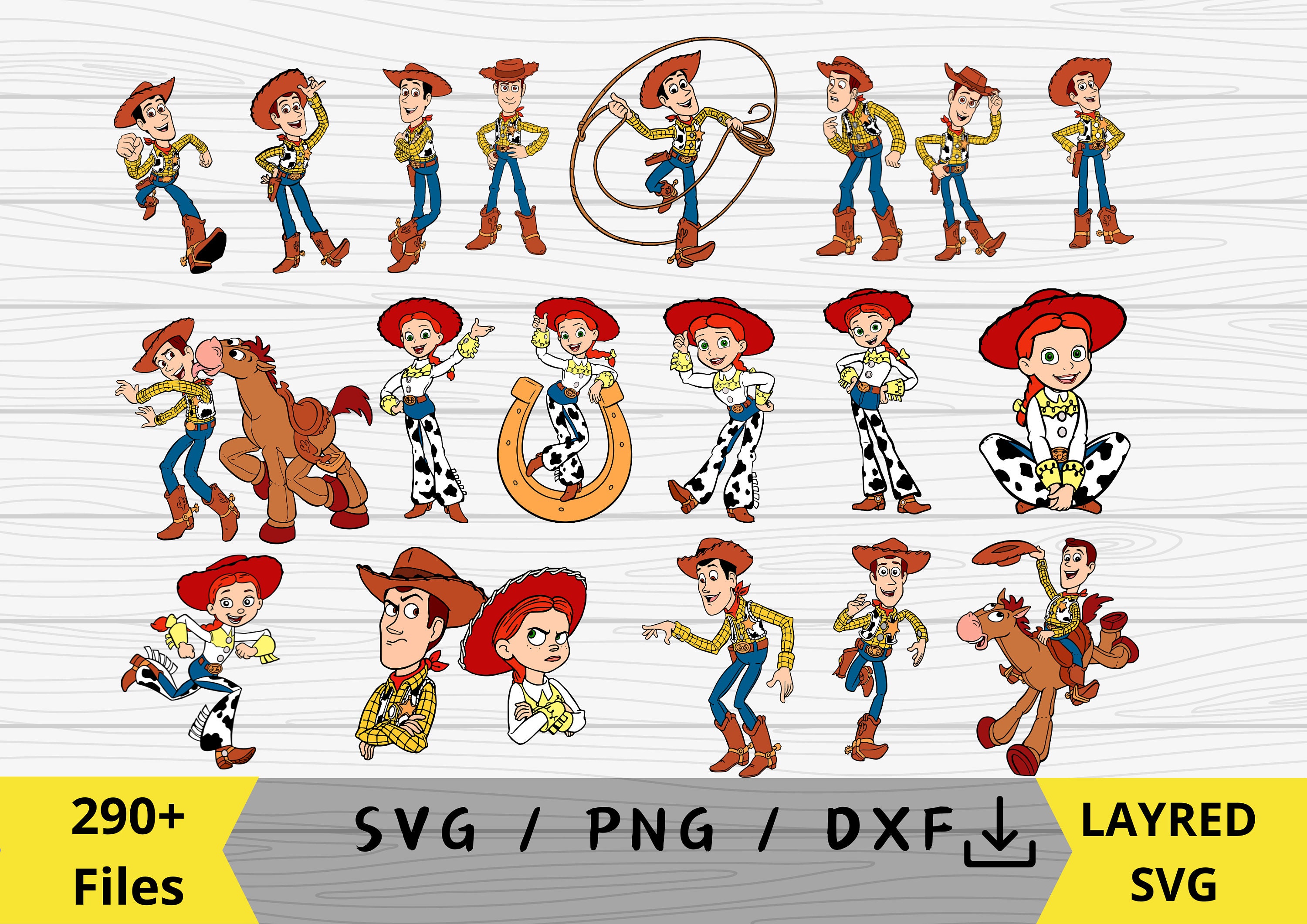 Toy Story Clipart Set Toy Story Svg Cut Files for Cricut / - Etsy UK