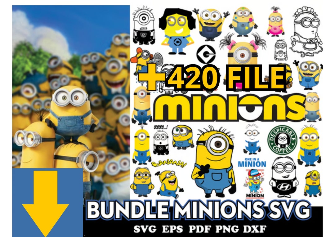 Minions Svg Bundle Minions Png Despicable Svg Layered SVG - Etsy UK