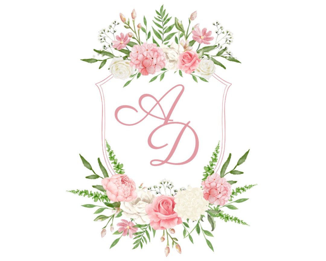 Wedding Crest Template | Wedding Crest | Customizable Wedding Crest ...