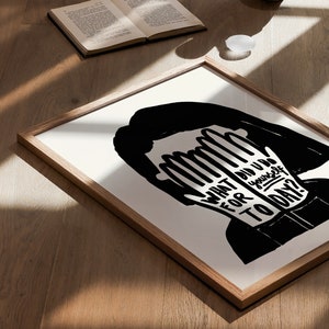 Motivational Poster, Inspiring Wall Art, Funky Wall Art, Quote Wall Art ...