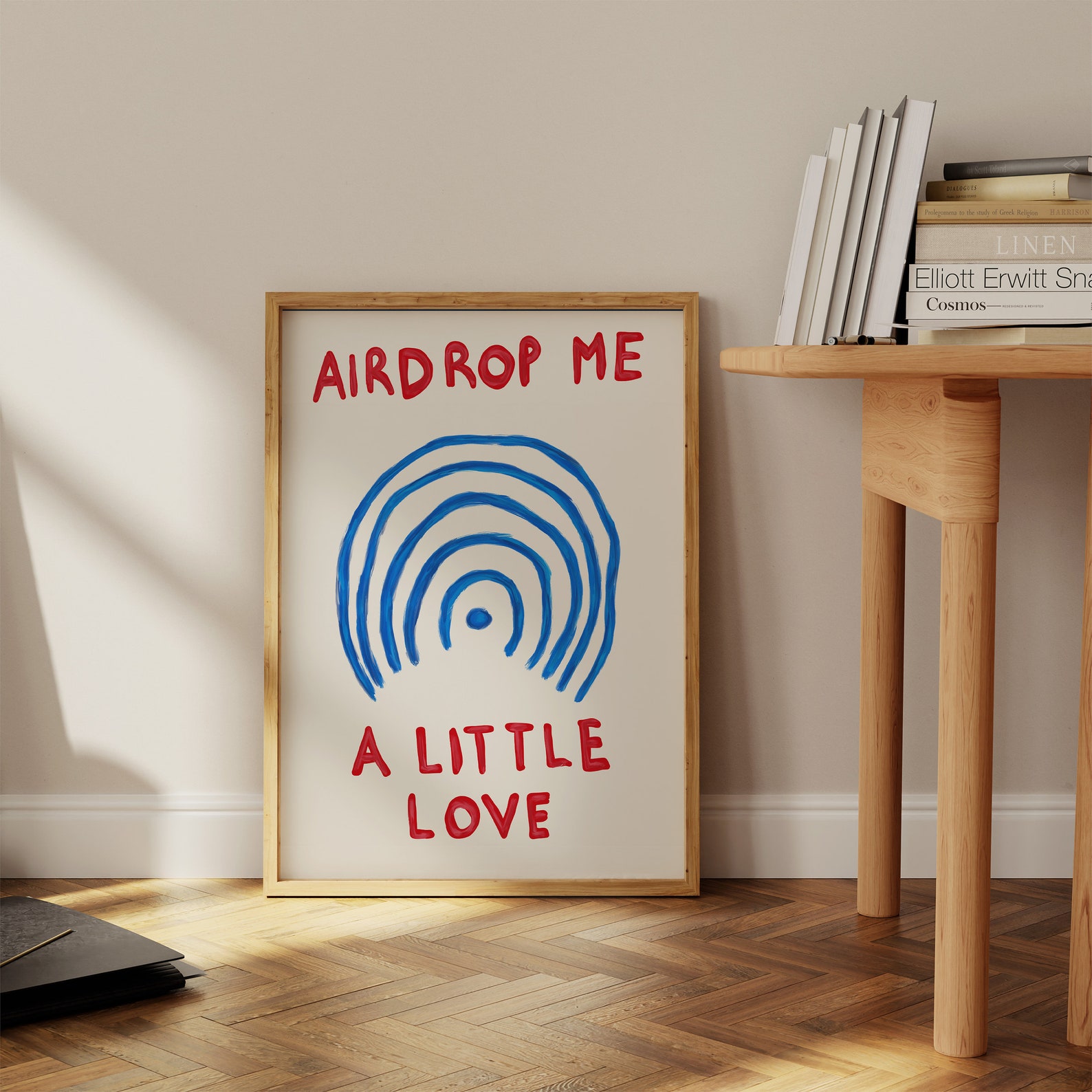 Quote Print Airdrop Me A Little Love. Funny Wall Poster. Home Decor ...