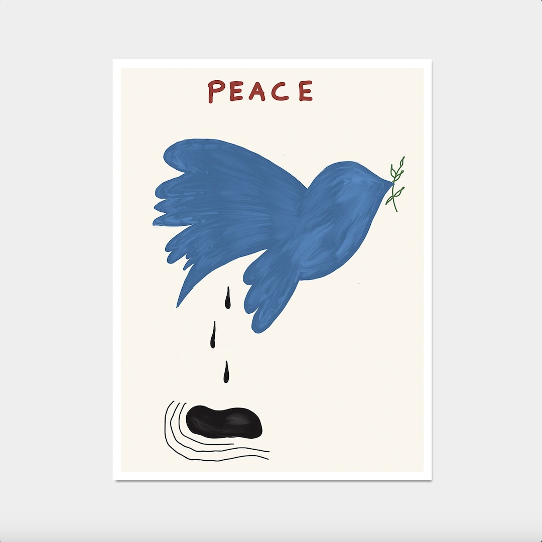 Peace Dove Poster Print. Picasso Dove Print. Funky Dove Print. Picasso ...