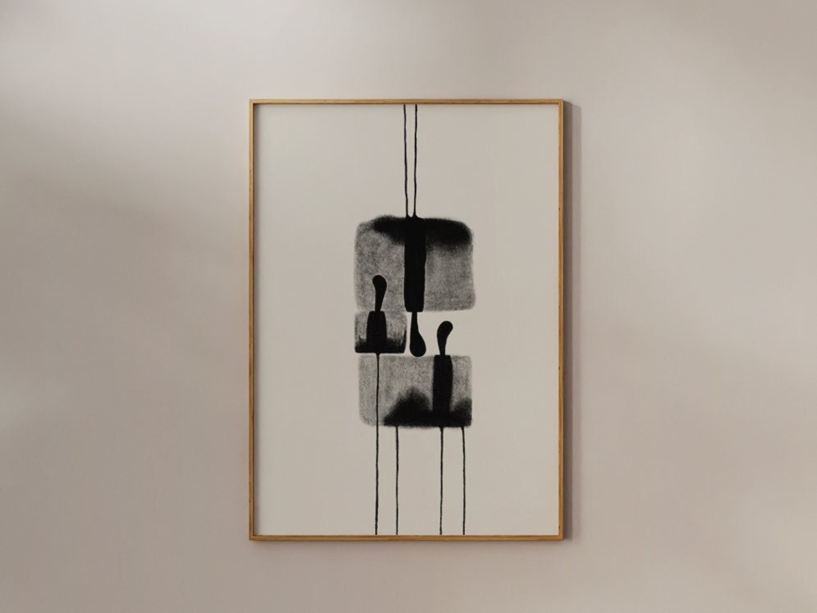 Abstract Charcoal Art dancing Charcoal Poster Print, Minimalist and ...