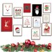 Christmas Wall Art, 12 Printables Poster, Christmas Decor, Holiday ...