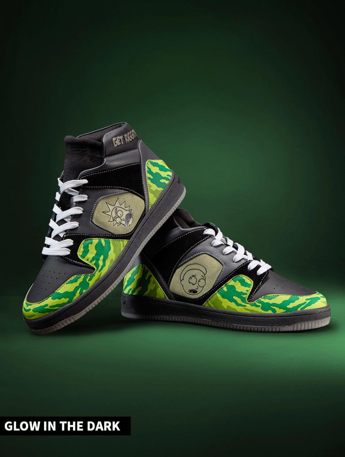 Rick and Morty: Aw Geez OG Sneakers for Men Premium Official Merch - Etsy