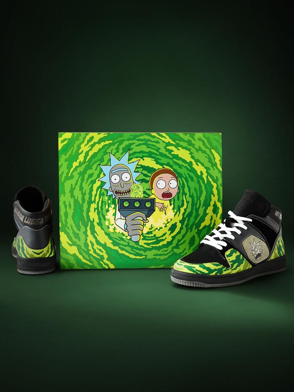Rick and Morty: Aw Geez OG Sneakers for Men Premium Official Merch - Etsy