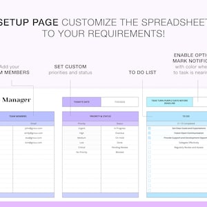 Team Task Tracker: Google Sheets Task Management Template (digital ...